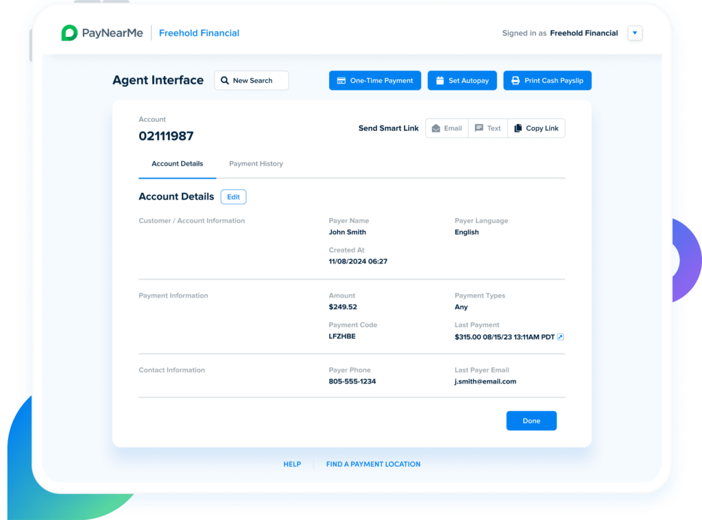 Configurable Payments Platform for Billers | PayNearMe