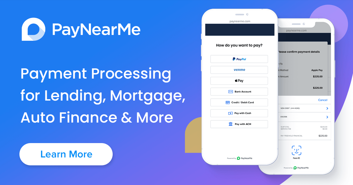 Payment Processing for Lending, Mortgage, Auto Finance & More