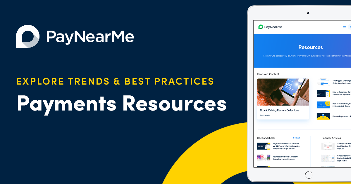 Payments Resources: Trends, Best Practices & Education | PayNearMe