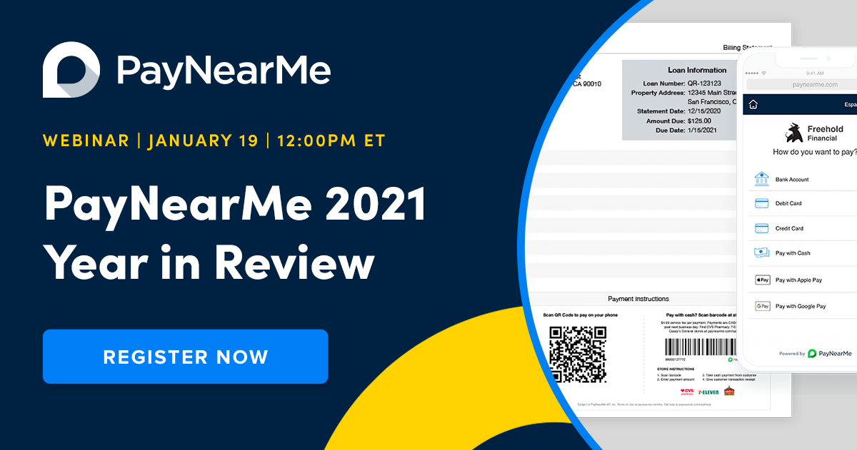 Webinar: PayNearMe 2021 Year in Review