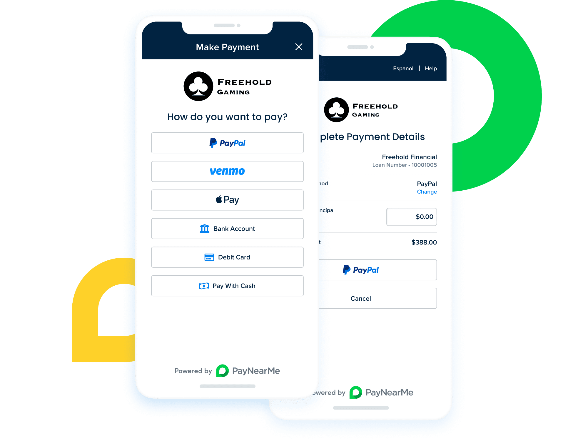 Accept PayPal & Venmo Payments with PayNearMe